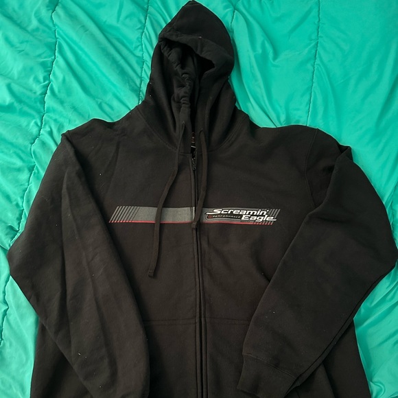 Harley-Davidson | Shirts | Mens Harley Davidson Screaming Eagle Zip Up ...